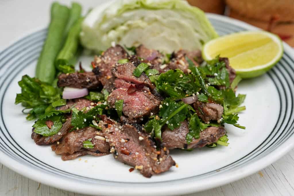 Beef Waterfall | Neua Nam Tok | เนื้อย่างน้ำตก - Rachel Cooks Thai