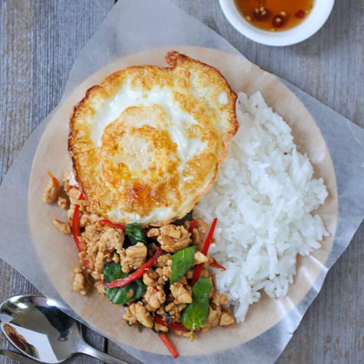 Holy Basil Stir Fry with Chicken | Pad Kra Pao Gai | ผัดกระเพรา ...