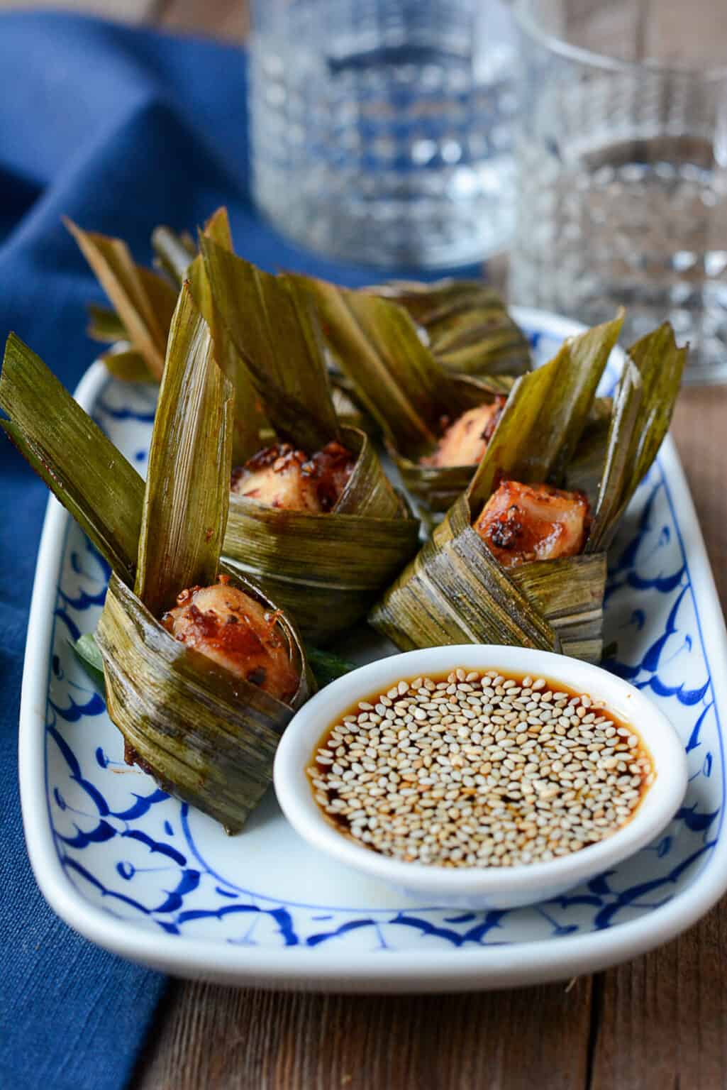 Pandan Chicken | Gai Bai Tuey | ไก่ใบเตย - Rachel Cooks Thai