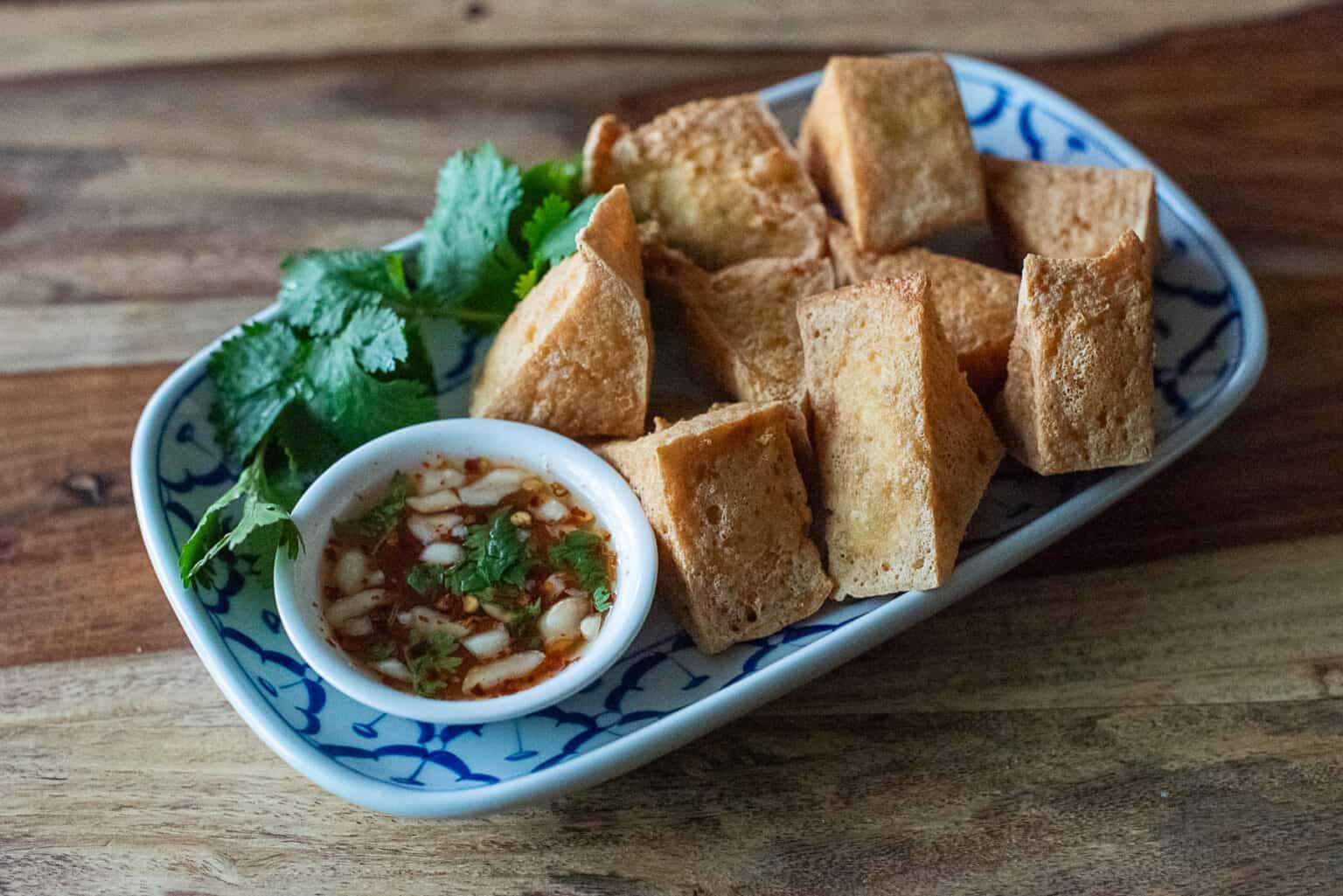 Thai Fried Tofu | Tau Hu Tod | เต้าหู้ทอด - Rachel Cooks Thai