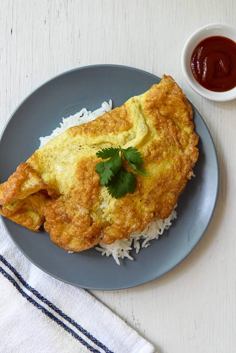 Thai Omelette | Kai Jeow | ไข่เจียว - Rachel Cooks Thai