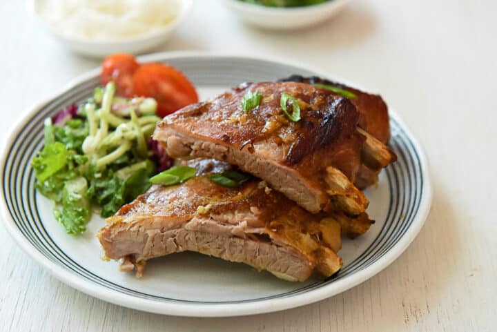 Thai Marinated Pork Ribs | Sikrong Moo | ซี่โครงหมู - Rachel Cooks Thai