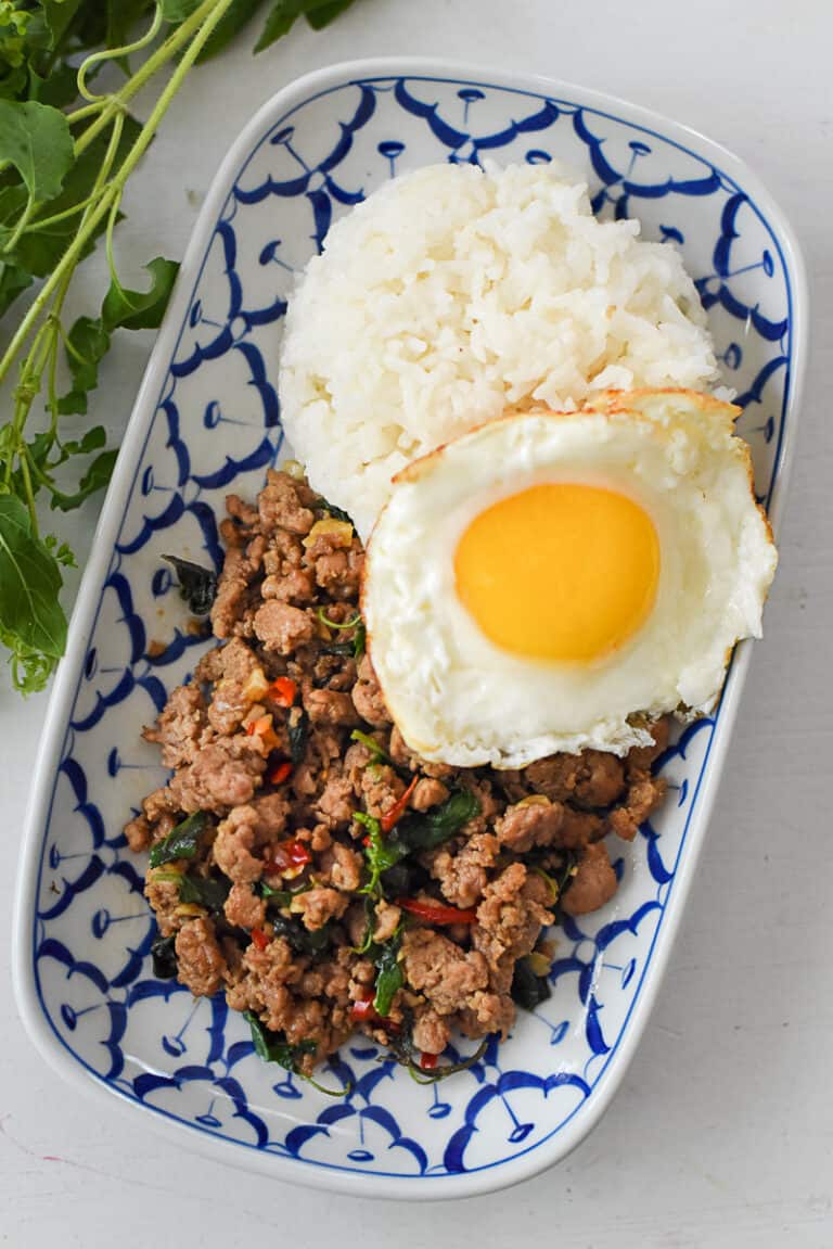 Holy Basil Stir Fry with Pork | Pad Krapow Moo | ผัดกะเพรา - Rachel ...