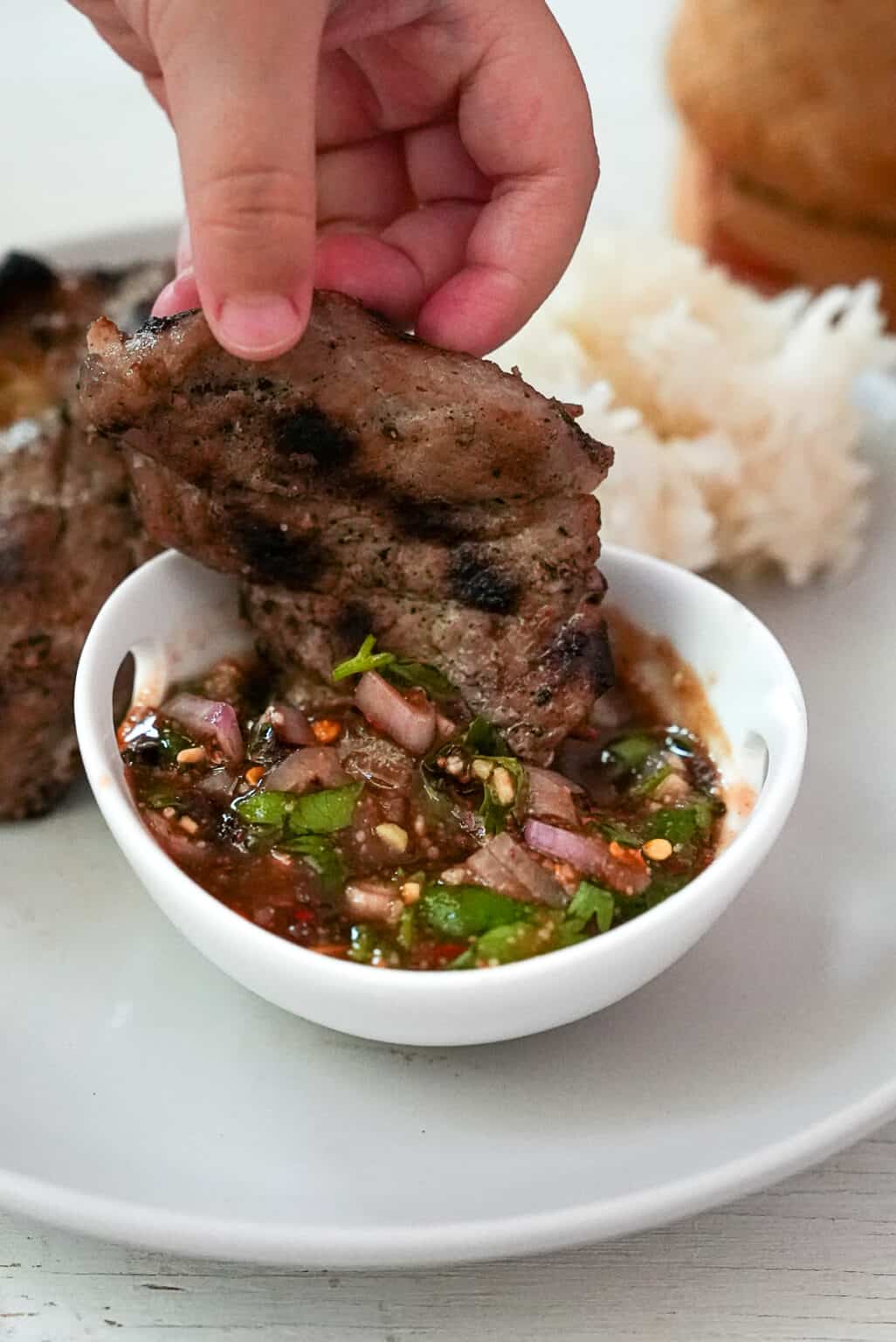 Thai Dried Chili Dipping Sauce | Nam Jim Jaew | แจ่ว - Rachel Cooks Thai