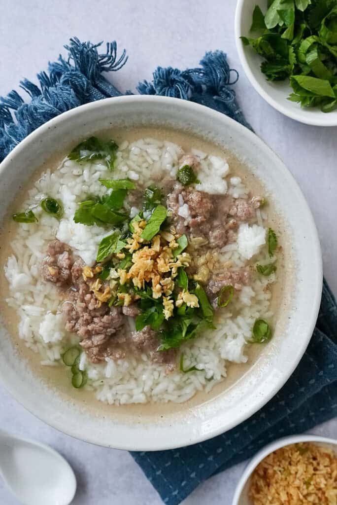 Thai Rice Soup (Khao Tom) - Rachel Cooks Thai