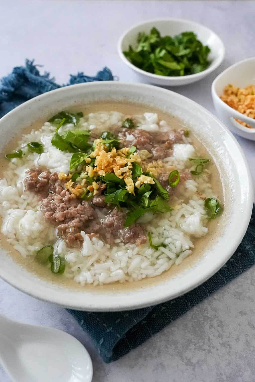 Thai Rice Soup (Khao Tom) - Rachel Cooks Thai