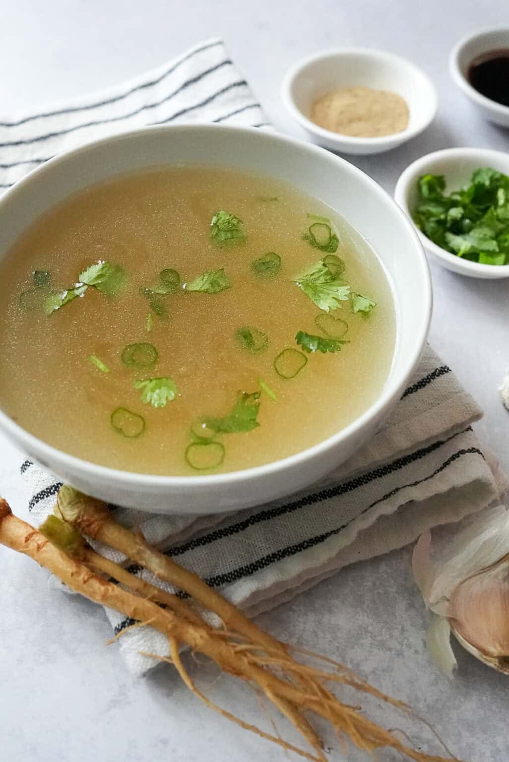 Thai Broth (Nam Stock) - Rachel Cooks Thai